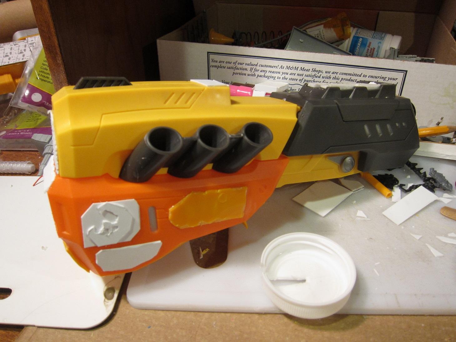 Battlewagon, Conversion, Hover Wagon, Nerf Gun, Ork Vehicles, Orks, Scratch Build - Hover Wagon ...